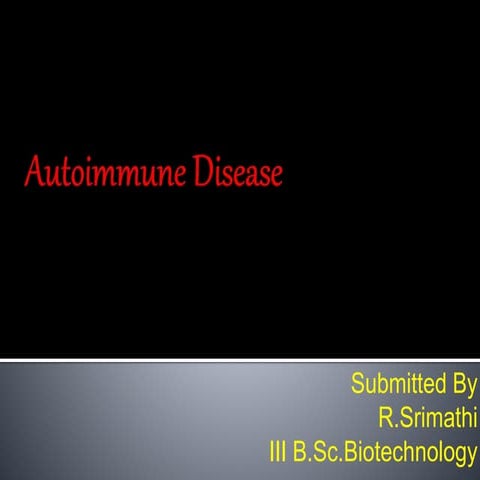 Autoimmune disease | PPT