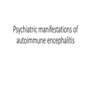 autoimmune encephalitis types, clinical features.pptx