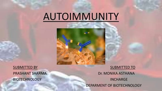 Autoimmune diseases | PPT