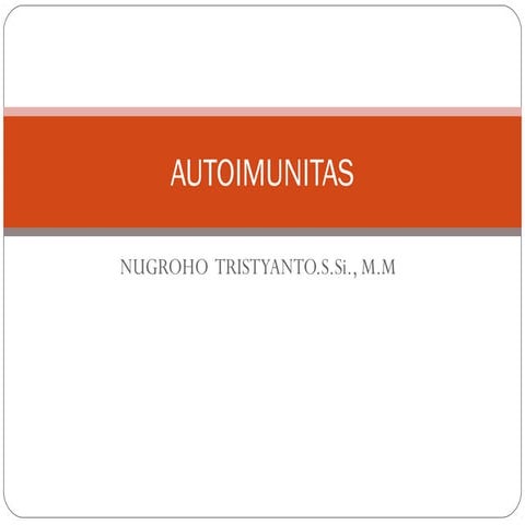 Autoimunitas power point | PPT