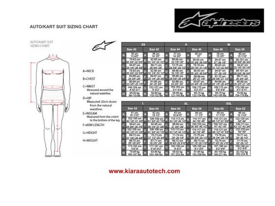 Alpinestars Shoe Sizing Chart | PDF