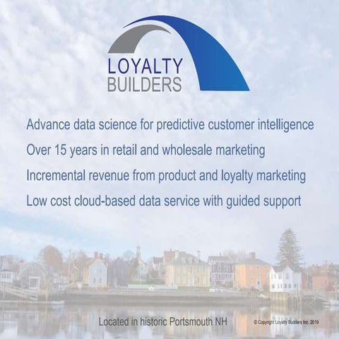 Loyalty Builders Predictive Metrics Dictionary 1.3F