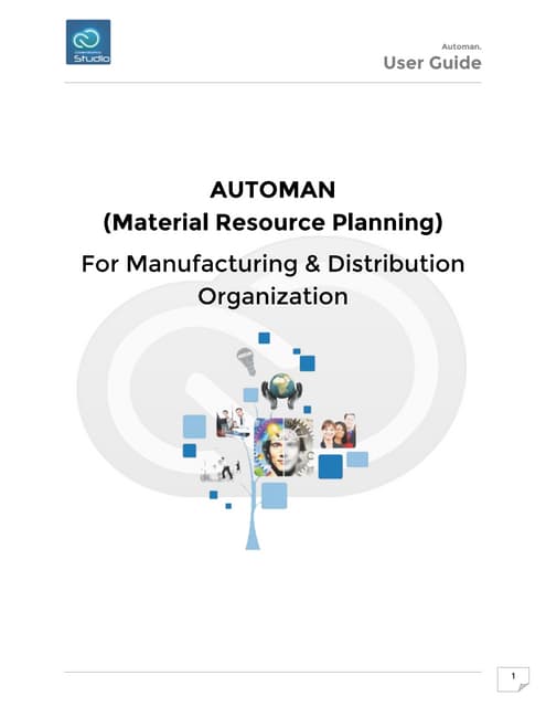 Automan - Manufacturing ERP | PDF