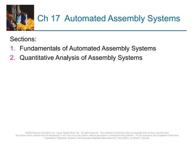 Automated assembly systems | DOCX