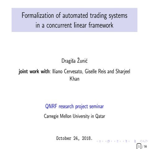 Automated Trading System Ats In A Concurrent Linear Framework Clf Ppt 1053
