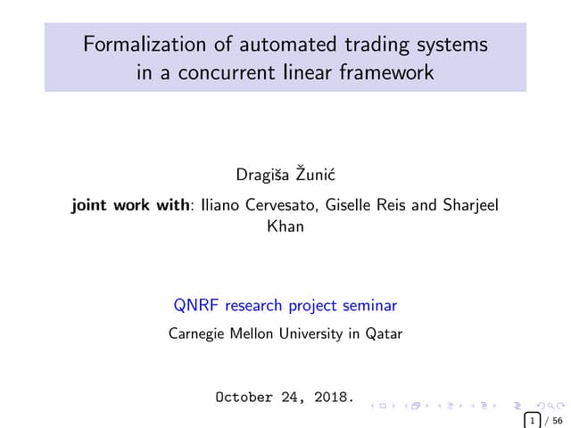 Automated Trading System Ats In A Concurrent Linear Framework Clf Ppt 1053