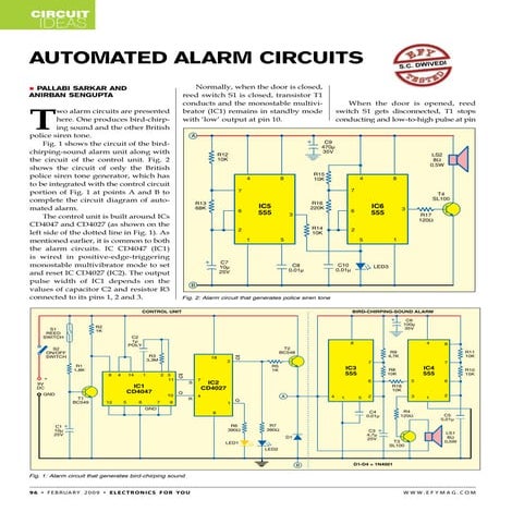 Automated alarm circuits | PDF