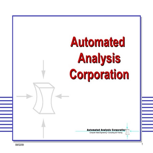 Automated Analysis Presentation | PPT
