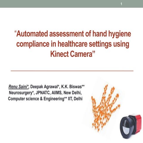 Automated assessment of hand hygiene compliance in healthcare settings ...
