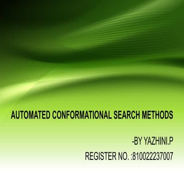 AUTOMATED CONFORMATIONAL SEARCH METHODS.pptx