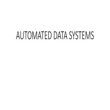 Automated data system CPK TDM chapter.pptx | Databases | Computer Software and Applications