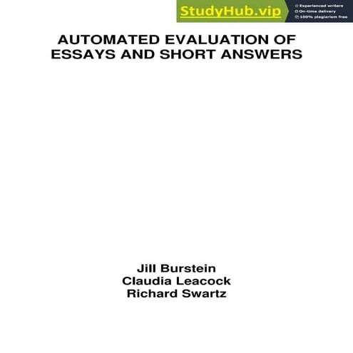 Automated Evaluation of Essays and Short Answers.pdf