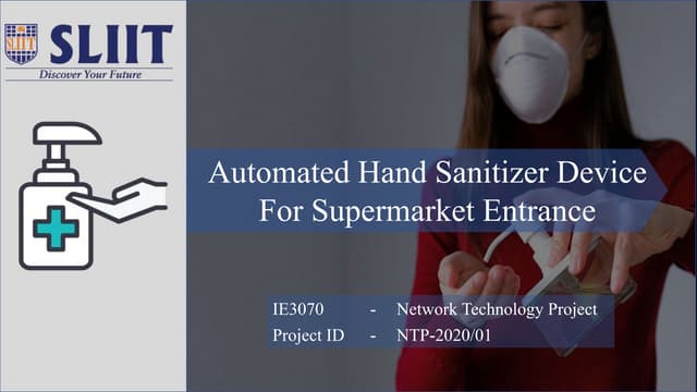 Automated Hand Sanitizer Despenser Ppt