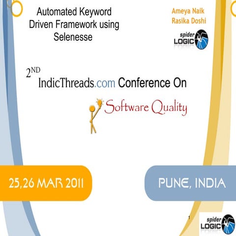 Automated keyword driven framework using selenesse | PPT | Web Development | Internet