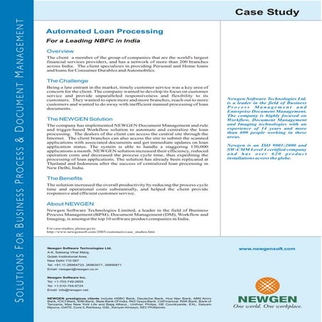 Automated loan processing | PDF