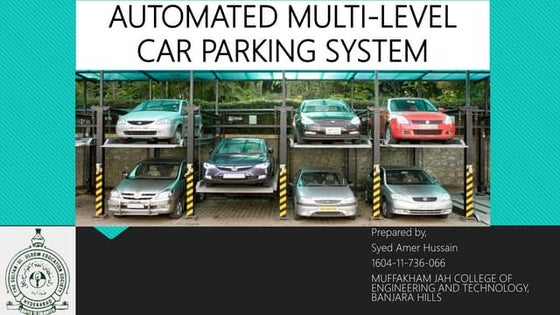 Multilevel car parking | PPTX