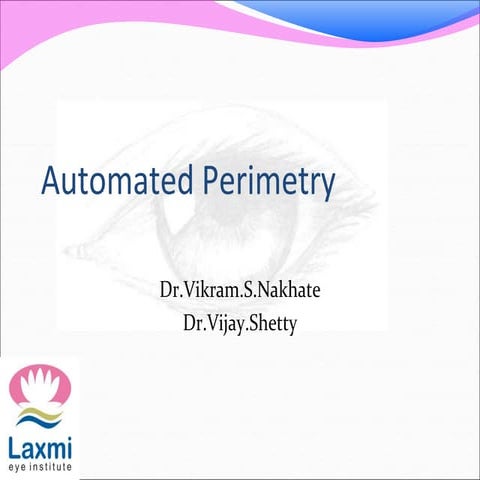 Automated perimetry | PPTX