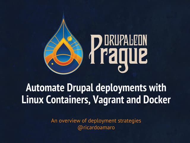 Automate Drupal Deployments With Linux Containers Docker And Vagrant Ppt