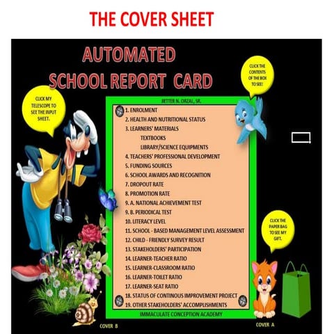 AUTOMATED SCHOOL REPORT CARD | PPSX