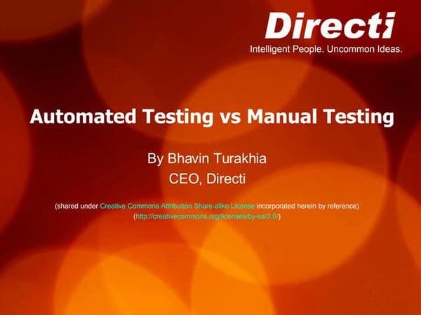 Agile Testing Framework The Art Of Automated Testing