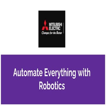 Automate Everything with Robotics | PPT