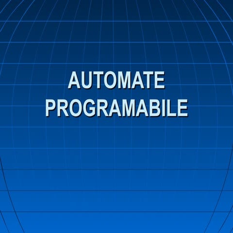 Automate programabile | PPT