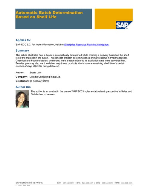 Guide to Configure Custom SD Output Types in S/4HANA Using BRF+ | PDF