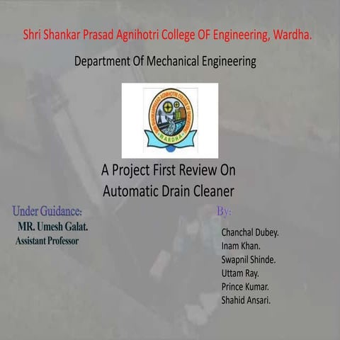 Automatic Drain Cleaner System..pptx