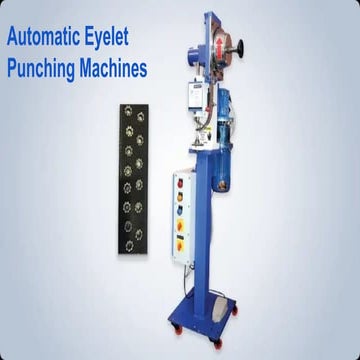 Automatic Eyelet Punching Machines | PPT