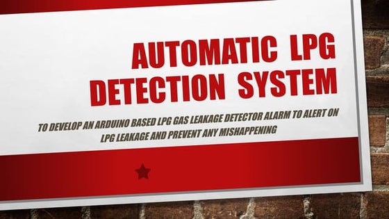 Fire Detection System Using Arduino Ppt 5525