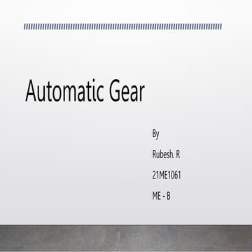 Automatic Gear.pptx