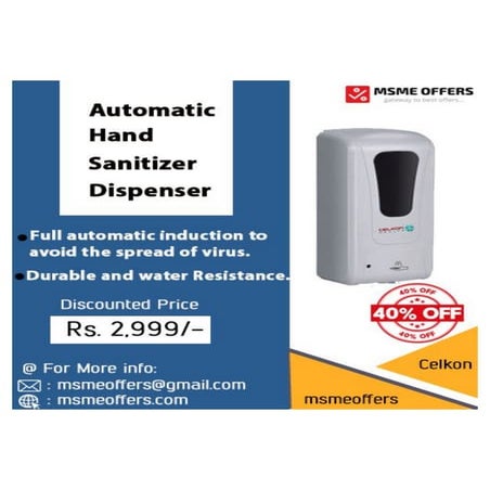 Automatic hand sanitizer dispenser | PDF