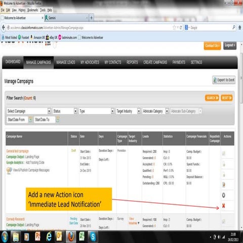 Automatic lead notification | PPTX