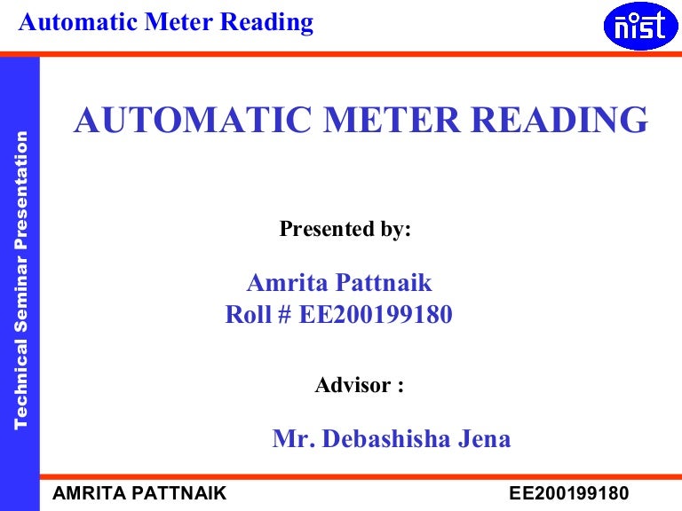 Automatic meter reading