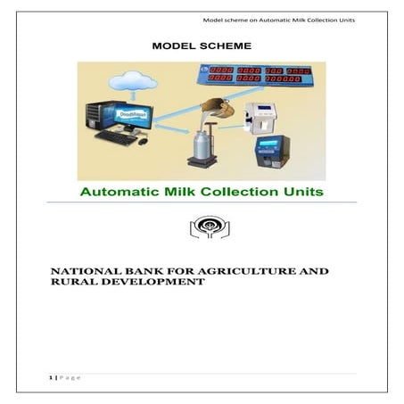 Automatic milk collection unit 500 ltr | PDF
