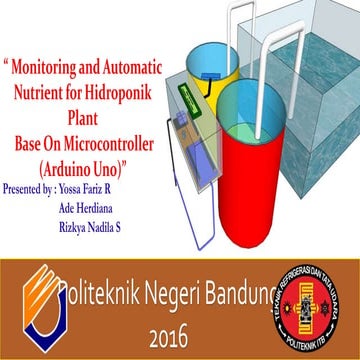 Monitoring and Automatic Nutrient for Hydroponik Plant Base On ...