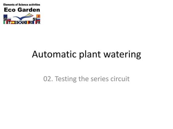 Automated Plant Watering System | PPTX | Agriculture | Industries