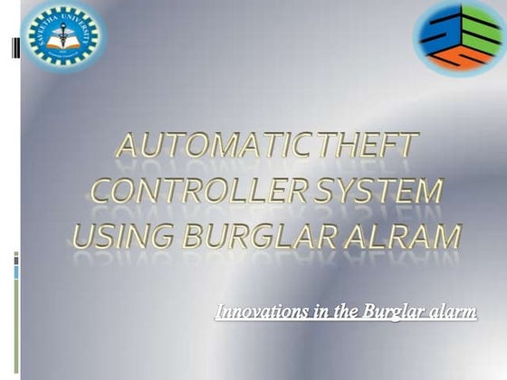 Laser security system | PPTX