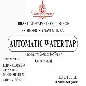 Automatic water tap .pdfGVSGFSGDFFGRHERHERHER | PPT