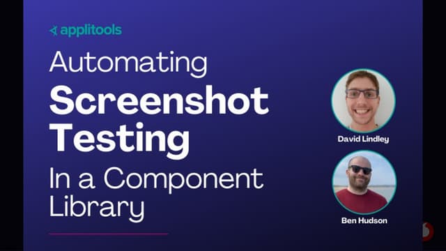 Automating Screenshot Testing Component Library | PPT Automating Screenshot Testing Component Library | PPT
