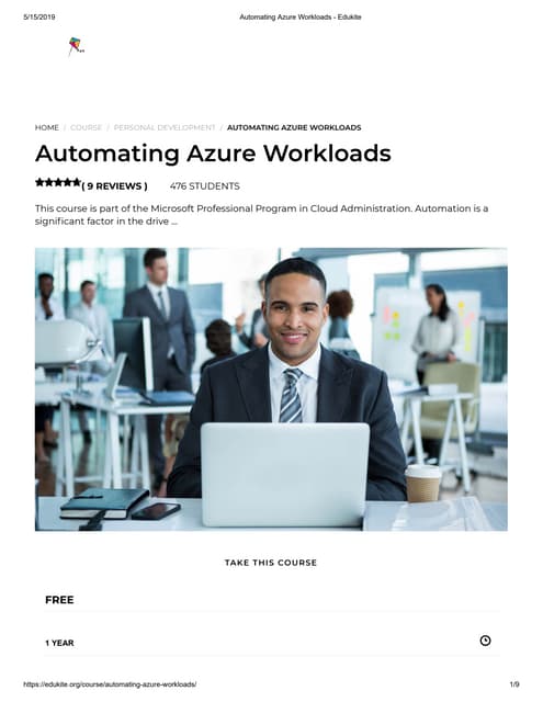 Automating The Cloud With Azure Automation Ppt