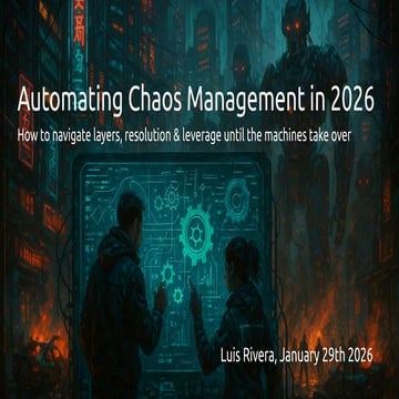 Automating Chaos Management in 2026; How to navigate layers, resolution ...