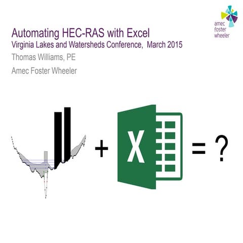 Automating HEC-RAS with Excel | PDF