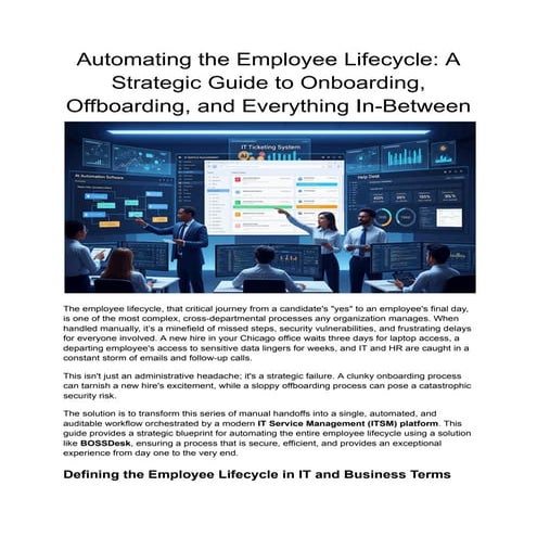 Automating the Employee Lifecycle: A Strategic Guide to Onboarding ...