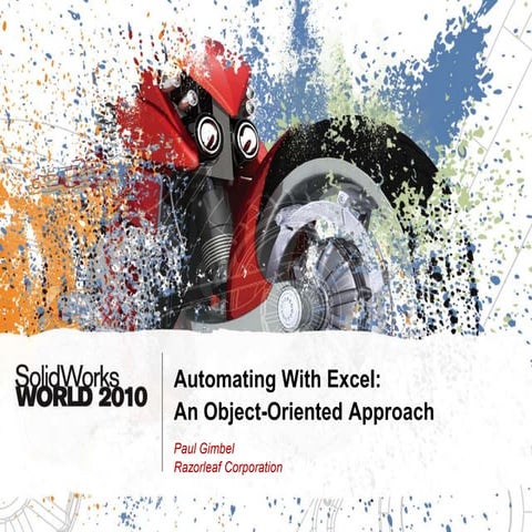 Automating With Excel An Object Oriented Approach Ppt 5698