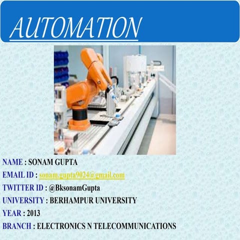 Automation | PPT