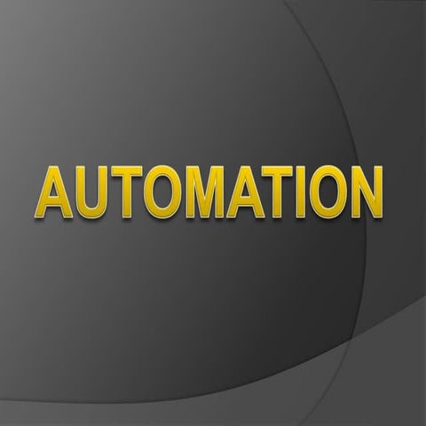 Automation | PPTX