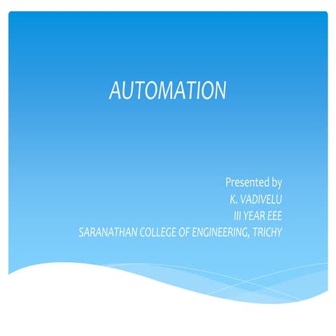 Automation | PPTX