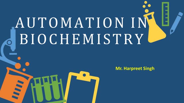 Automated Method of Analysis | PDF