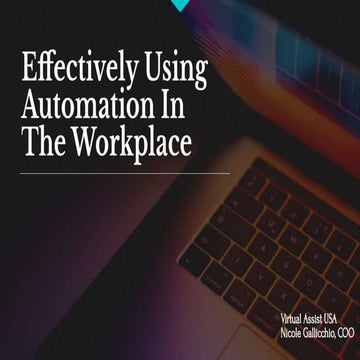 Automation in the Workplace | PPT